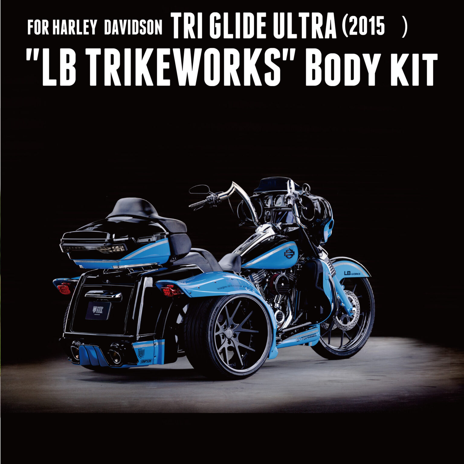 BODY KIT “LB TRIKEWORKS”For Harley-Davidson TRI GLIDE ULTRA(2015 ...